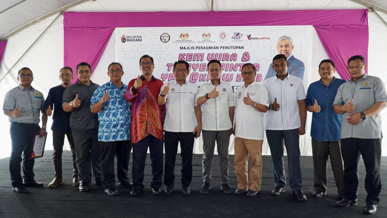 Majlis Perasmian Penutupan Kem Wira & Tuisyen Pintar YPM @ KKDW 2023 - Rural Capital Berhad